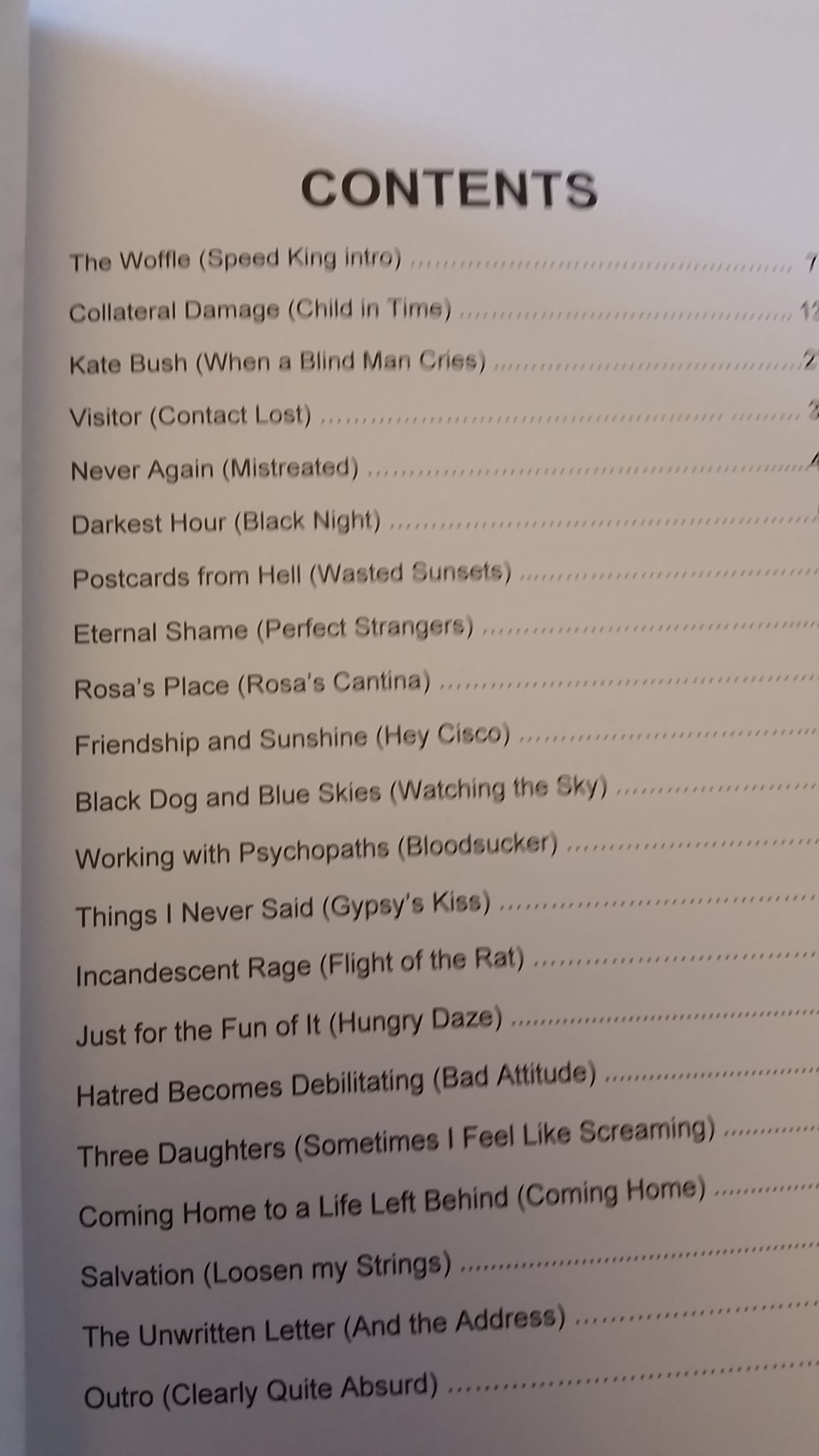 Music, Writing and Me - Mark Hodgetts